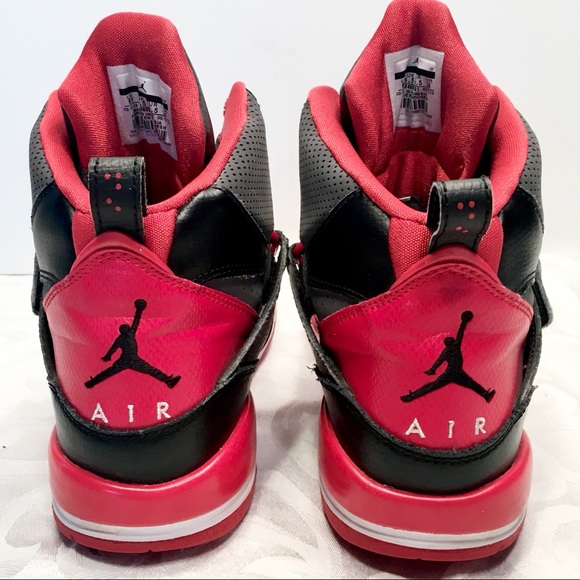 Nike | Shoes | Jordan Flight 45 Red Black Retro Throwback Sneaker ...